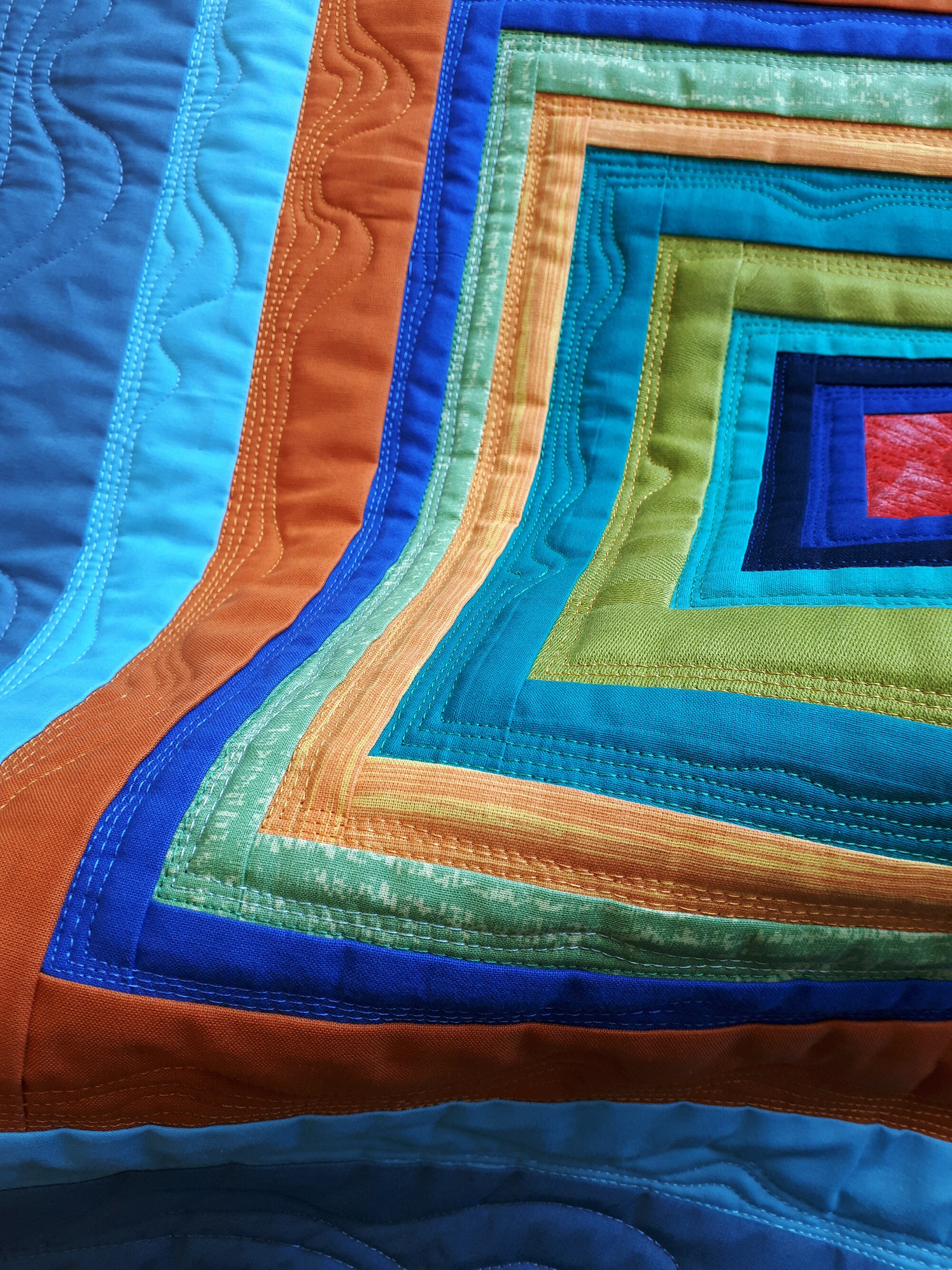 Modern Quilt for Sale Art Mini Quilt Contemporary Wall Hanging - Etsy