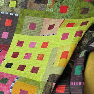 Contemporary Quilt Pattern PDF 68x90inch Instant Download Modern ...