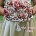Copper and Champagne Brooch Bouquet Bridal Brooch Bouquet - Etsy