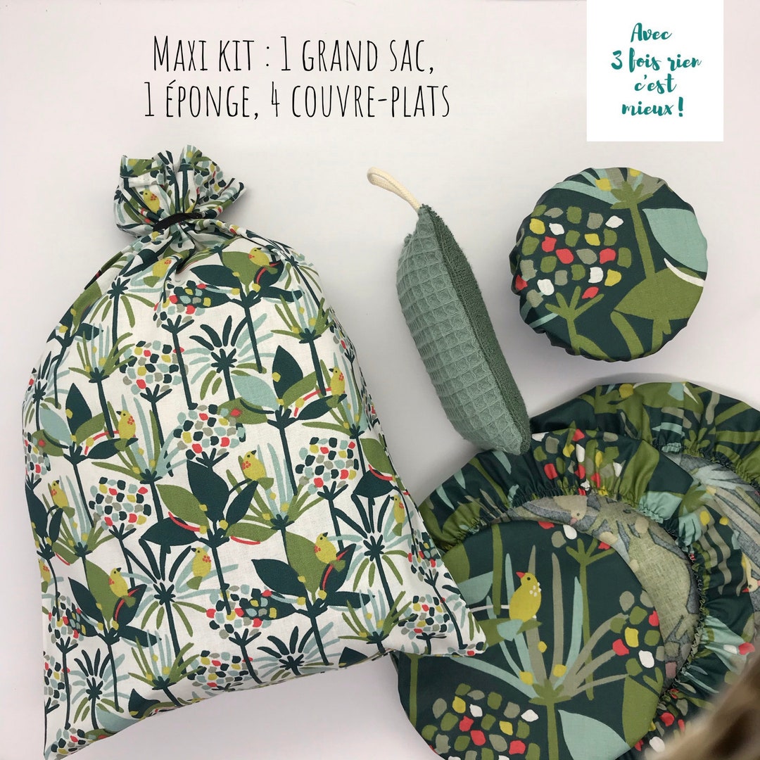 Zero Waste Lot Including 1 Bulk Bag or Bread 4 Flat Covers and 1 Sponge ...