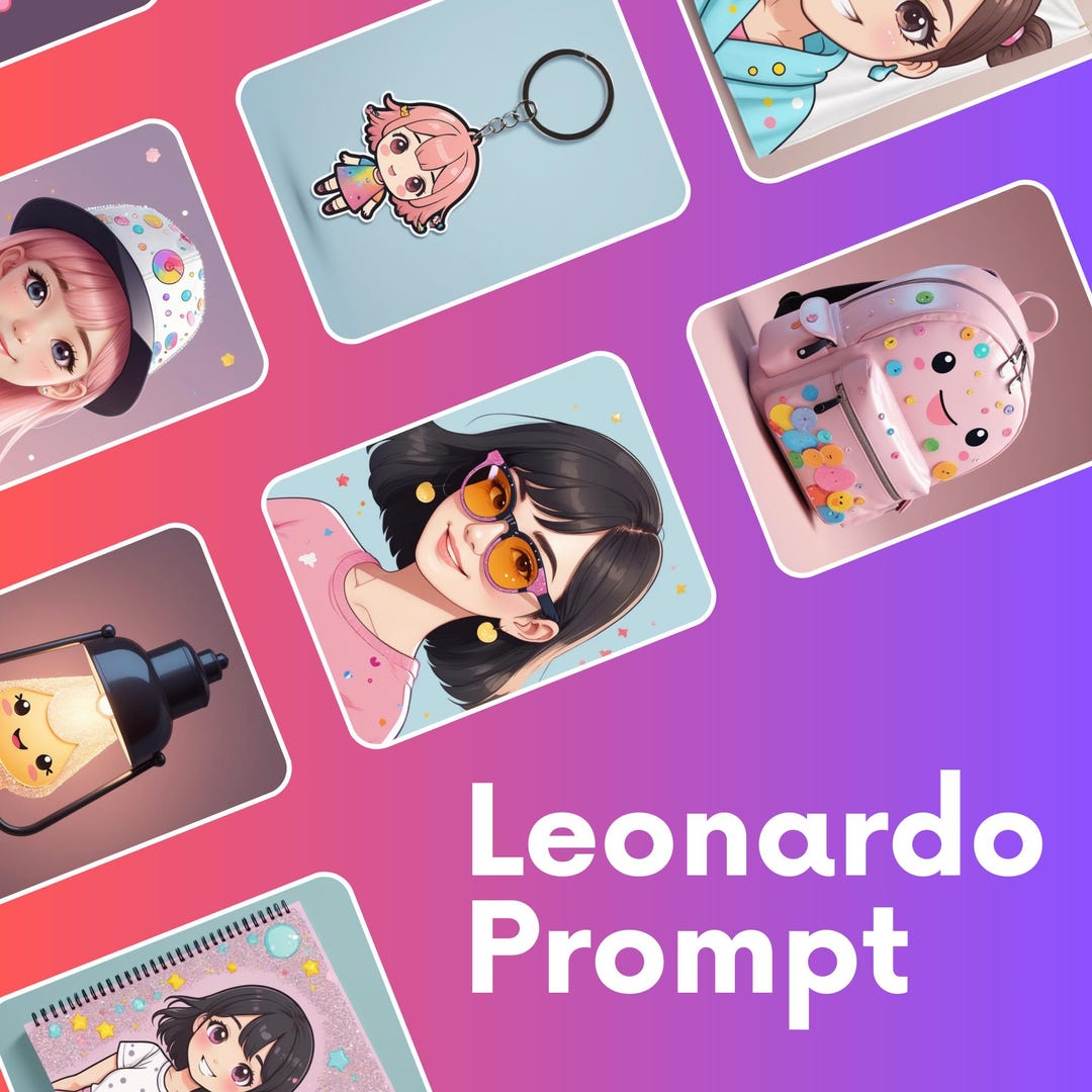 Leonardo AI Prompt of Cute Kawaii With a Gentle Smile - Etsy