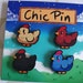 Wooden Chic Pins , Cute Pins , Cute Farm Animals , Chicken Pins , Cute ...