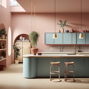 Kitchen ,residential Design, Single Room Design, Residential 3D ...