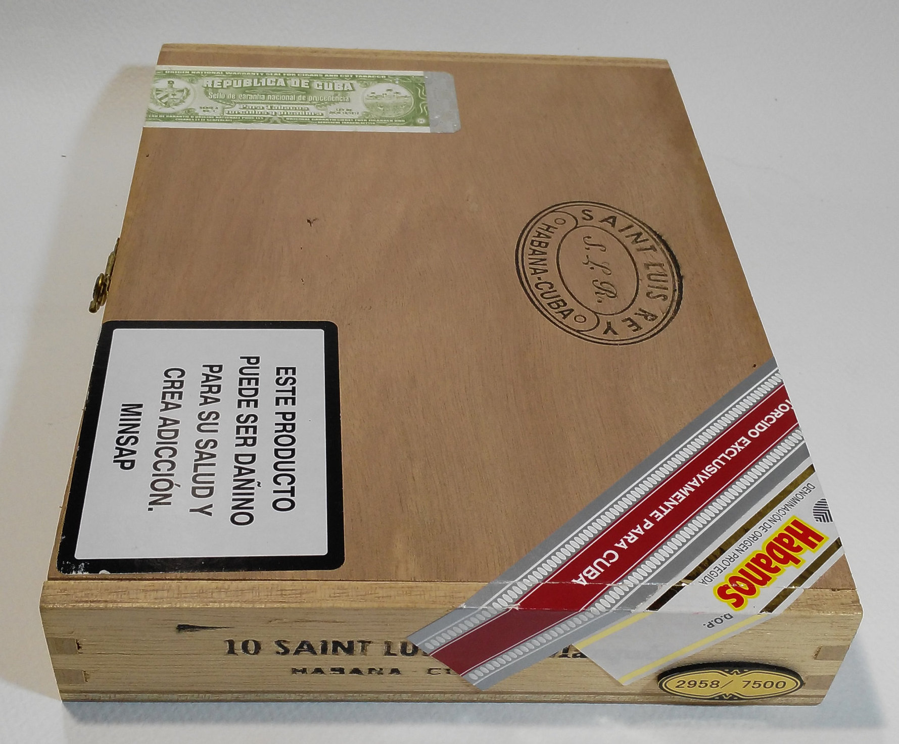 Saint Luis Rey Marquez Empty Cigar Wooden Box. - Etsy