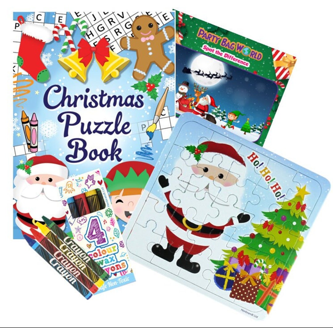 Christmas Activity Pack Filler for Christmas Party Pack or Table Filler ...