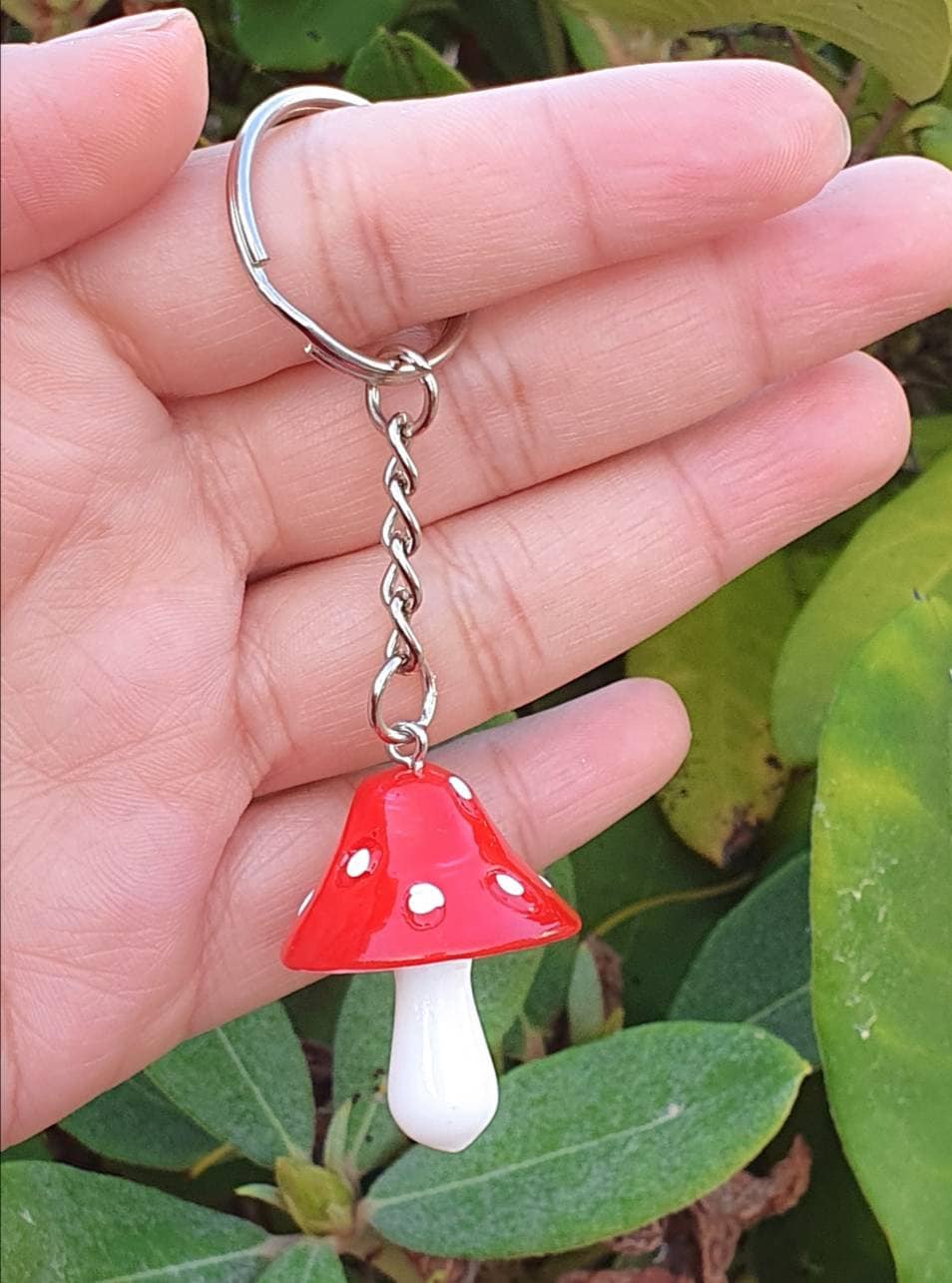 Red Mushroom Keychain Funky Keychain Keychain Gift Keychain - Etsy UK