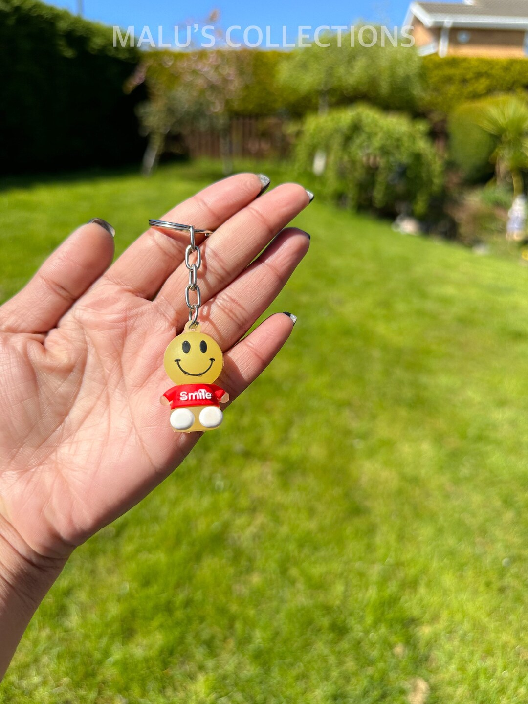 Cute Keychain Smiley Keychain - Etsy