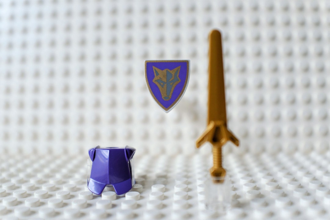 Purple Gold Wolf Armor Set Genuine LEGO® - Etsy