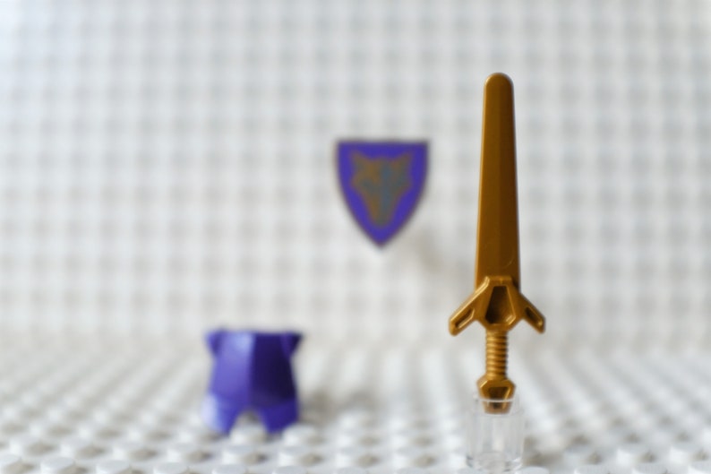 Purple Gold Wolf Armor Set Genuine LEGO® - Etsy
