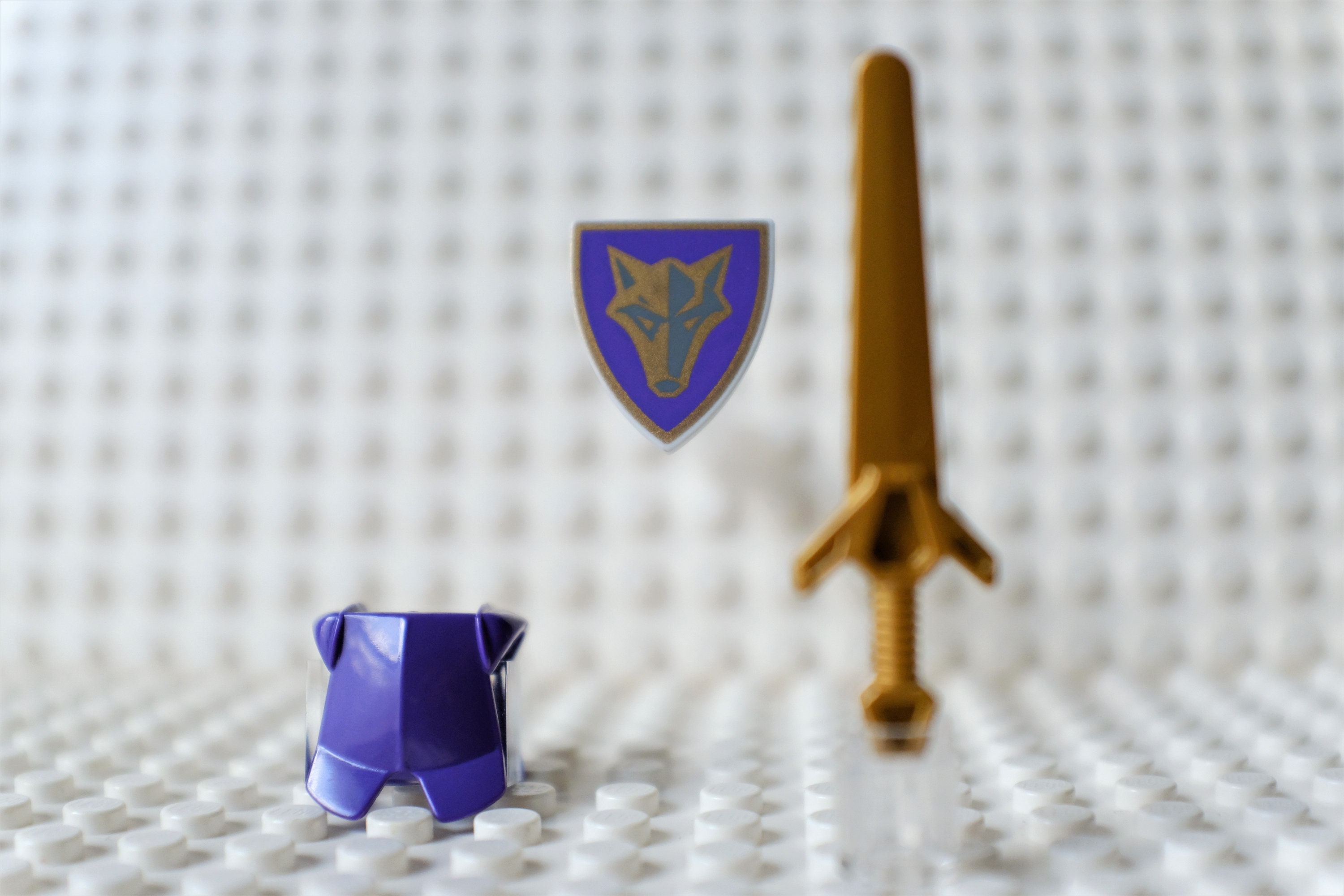 Purple Gold Wolf Armor Set Genuine LEGO® - Etsy
