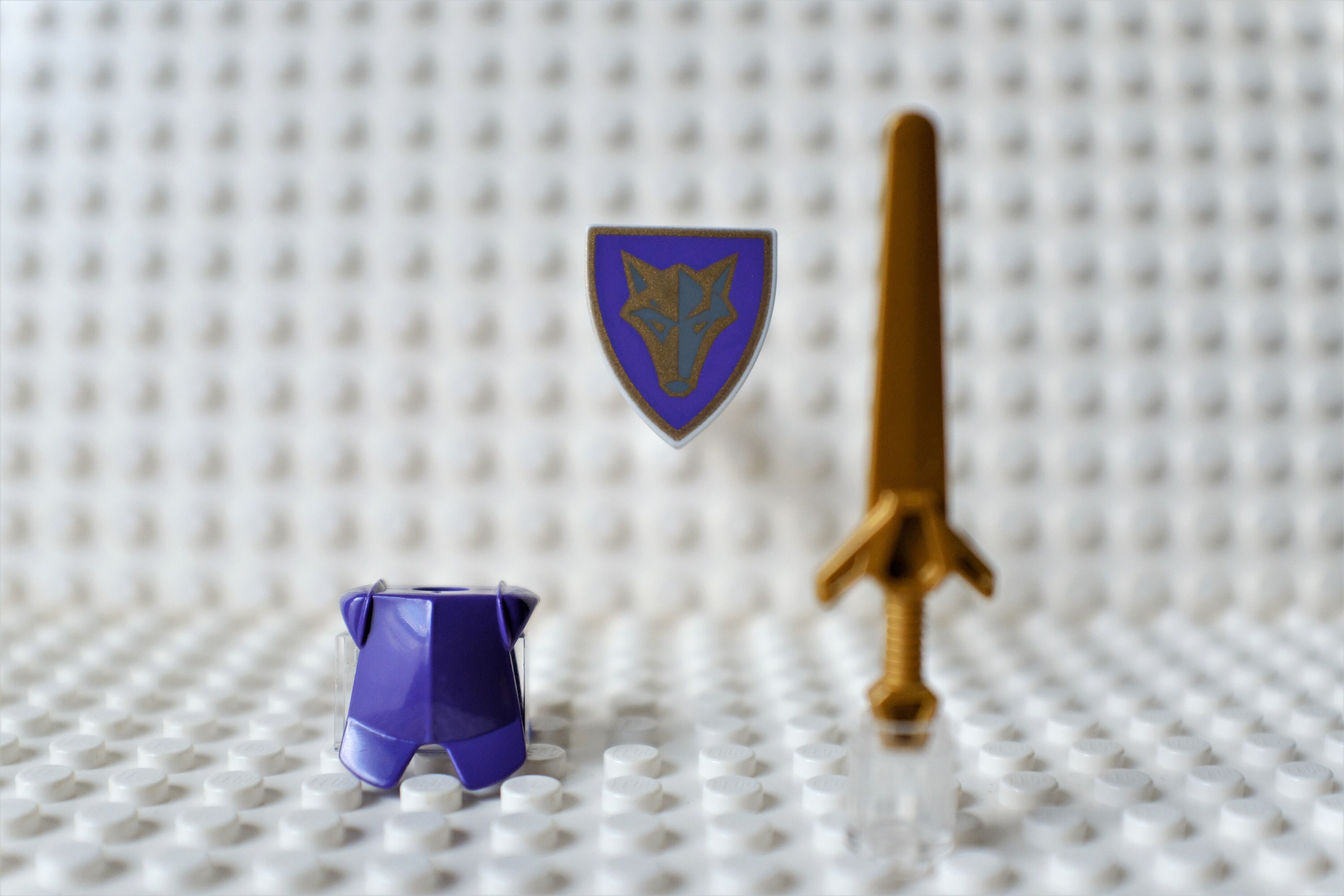 Purple Gold Wolf Armor Set Genuine LEGO® - Etsy