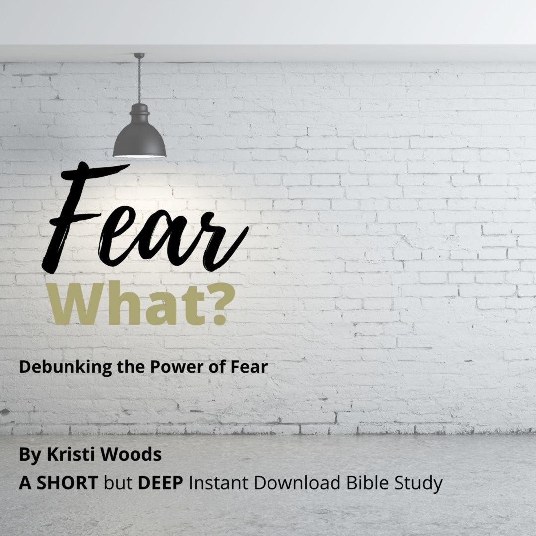 Fear What? Printable Bible Study for Christians (PDF Download) - Etsy