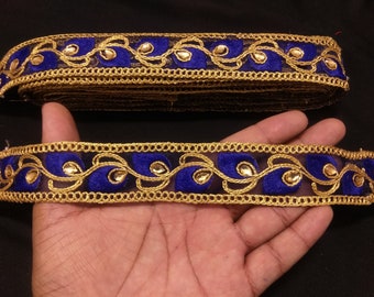 Blue Gold Trim - Etsy