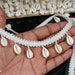 Seashell Tassel Lace Trim: Handwoven White Shell Border - Etsy