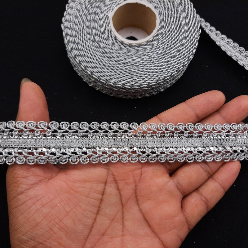 Silver Lace Trim - Etsy
