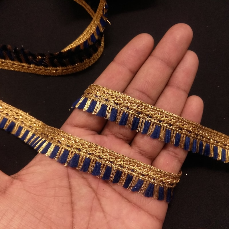 Navy Blue Trim - Etsy