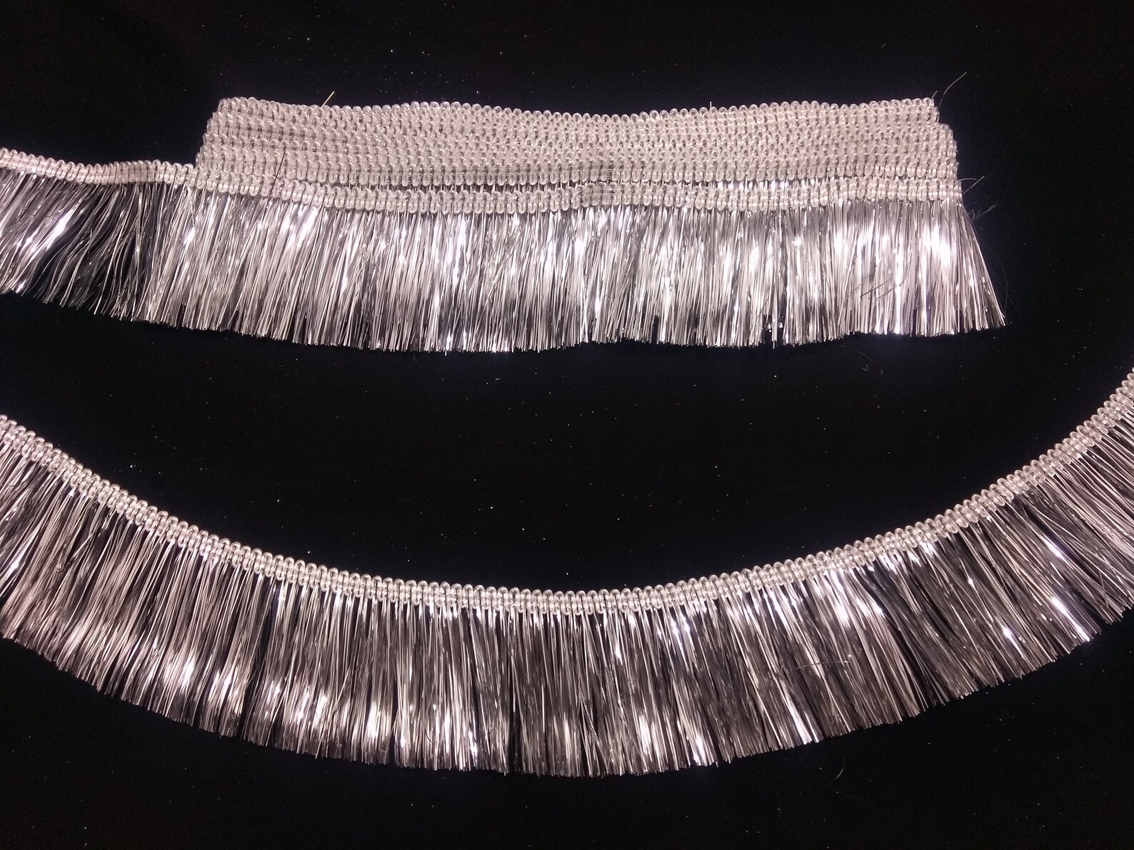 Indian Metallic Silver Tassels Fringe Lace Trim Silver - Etsy India