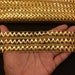 Indian Metallic Gold Net Woven Ribbon Lace Trim With Embellishment ...