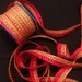 Indian Gold and Red Indian Hand Work Tassels Fringe Lace Trim - Etsy