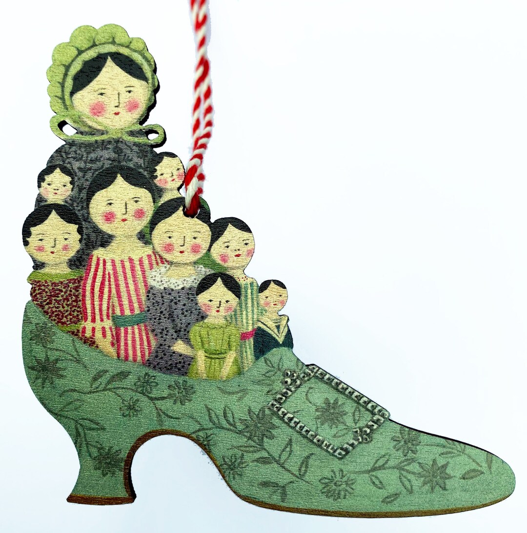 Family Slipper - Wooden Hanging Decoration - Etsy