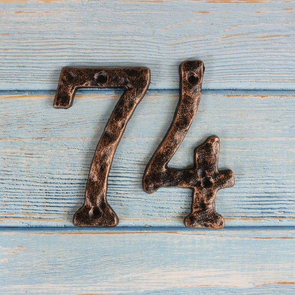 Rustic House Numbers - Etsy