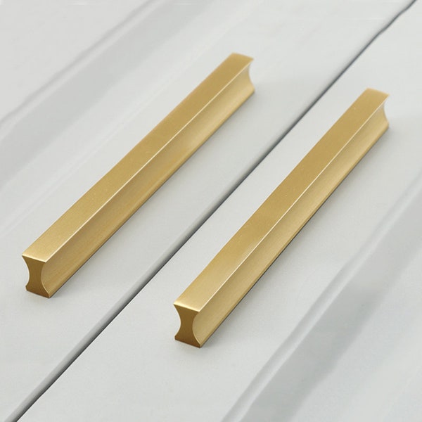 Antique Brass Cabinet Pulls - Etsy