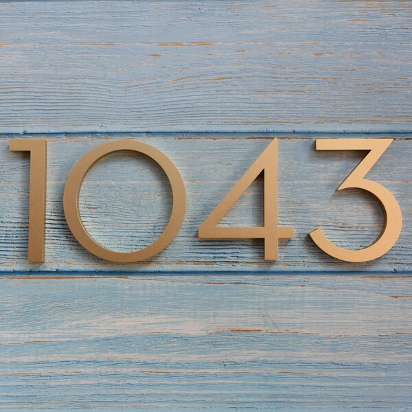 Metal House Numbers - Etsy