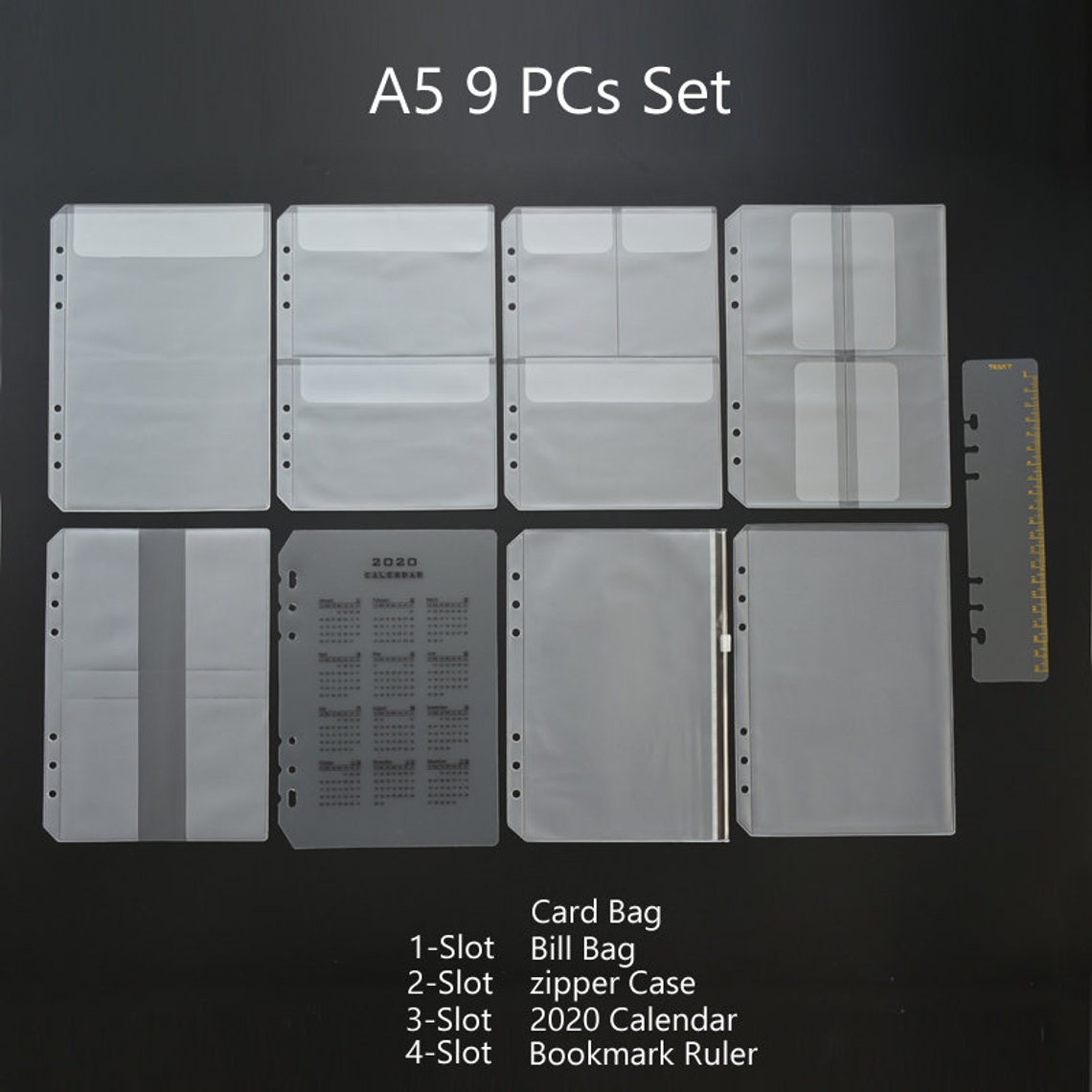 Stickers Storage & Organizer Bag PVC Pouch for Spiral Binder | Etsy