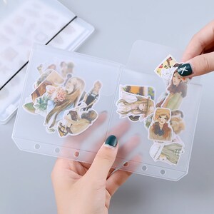Stickers Storage & Organizer Bag PVC Pouch for Binder Notebook - Etsy