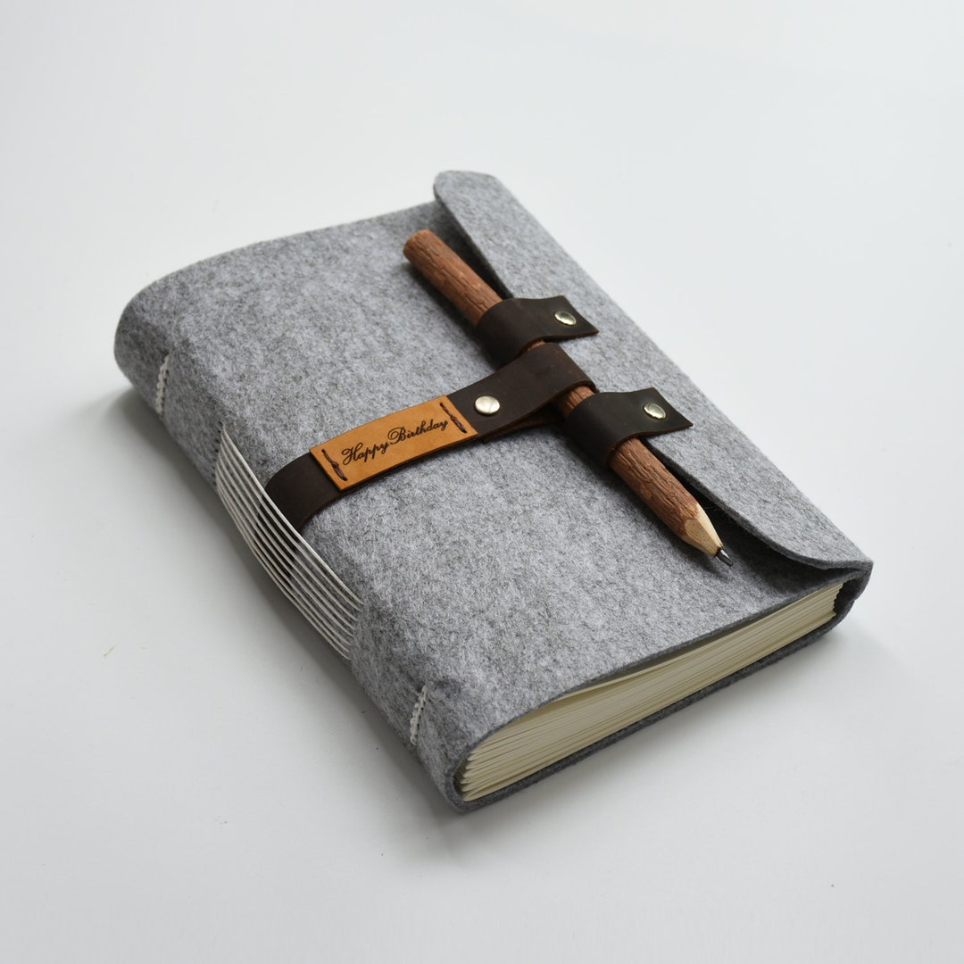 Personalized Felt Journal Notebook - Etsy 日本