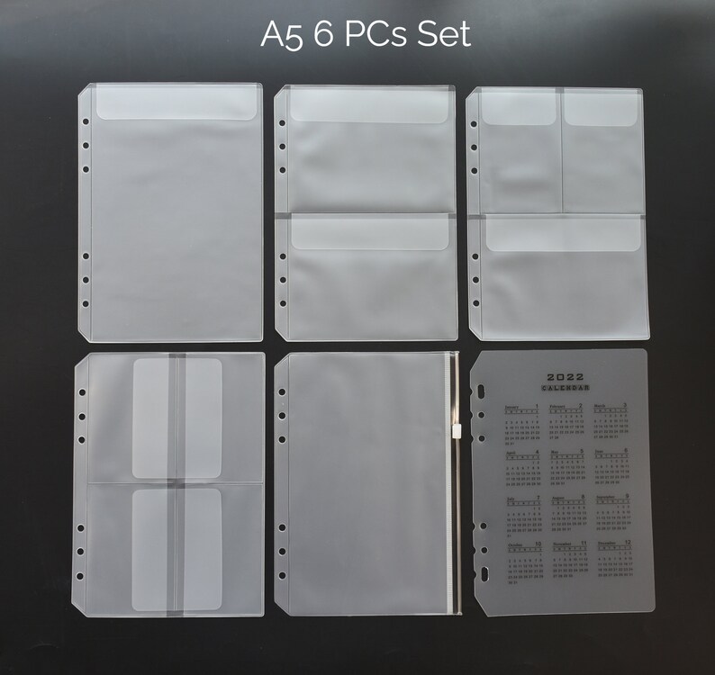 Stickers Storage & Organizer Bag PVC Pouch for Binder Notebook - Etsy