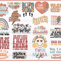 Twin Mama SVG Bundle: Mom of Twins Cut Files (digital Download) - Etsy