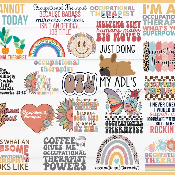 Occupational Therapy Svg - Etsy