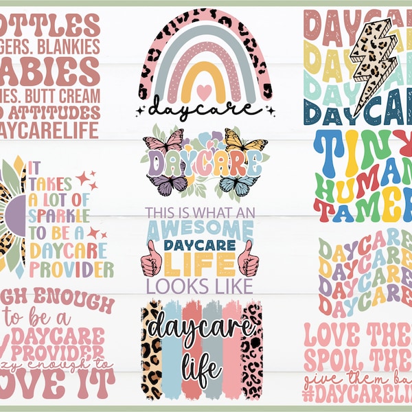 Daycare Provider Svg, Daycare Svg, Bundle Svg, Daycare Teacher Svg ...