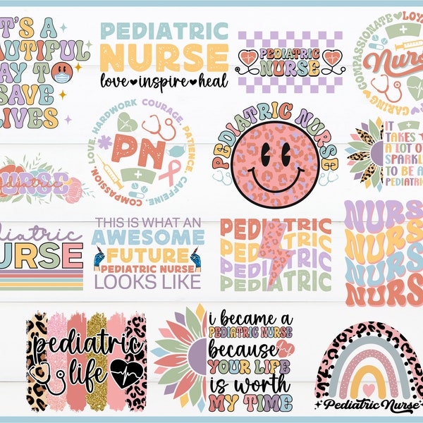 Pediatric Nurse Svg - Etsy