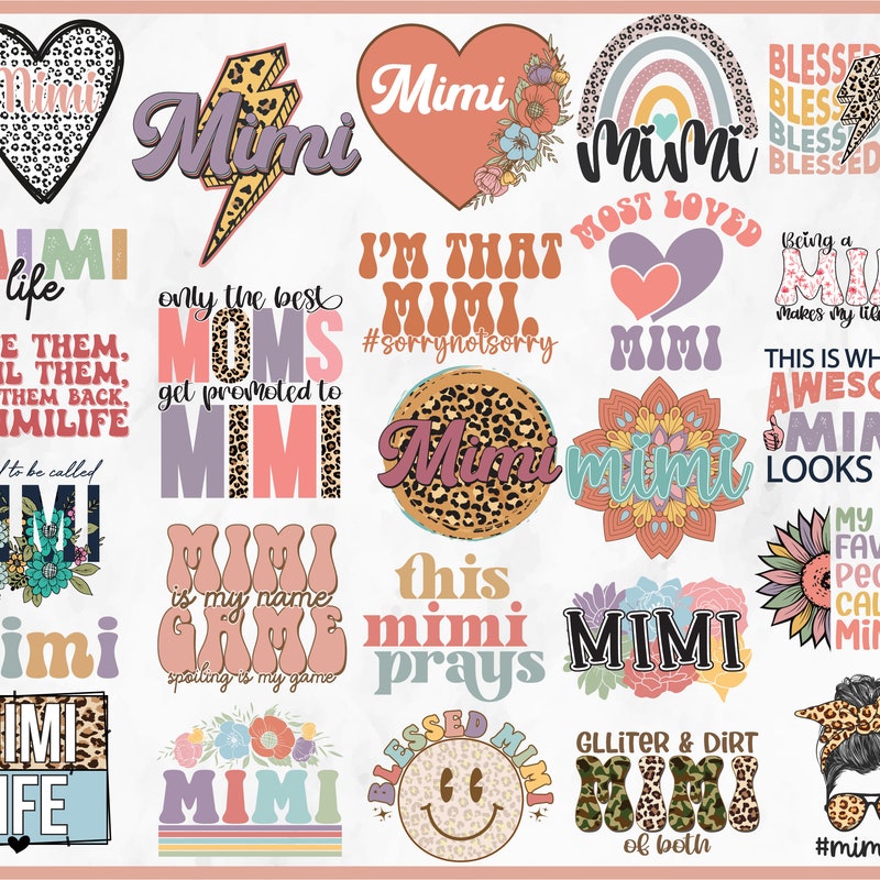 Mimi Svg - Etsy