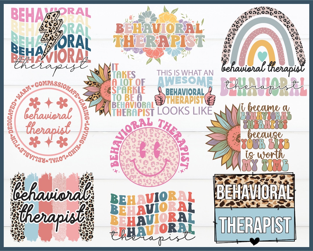 Behavioral Therapist SVG PNG Bundle, Sublimation Designs (digital ...