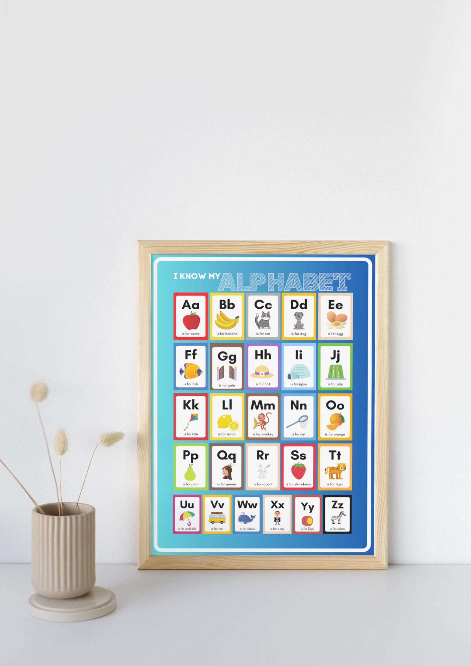 Bright & Playful Alphabet Posters for Kids – Fun Learning at Every ...