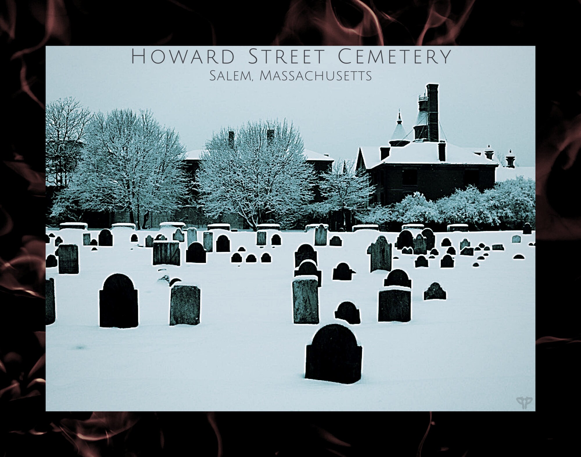 Gravestone Art Graveyard Painting Cemetery Painting - Etsy