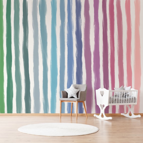 Rainbow Stripes Wallpaper