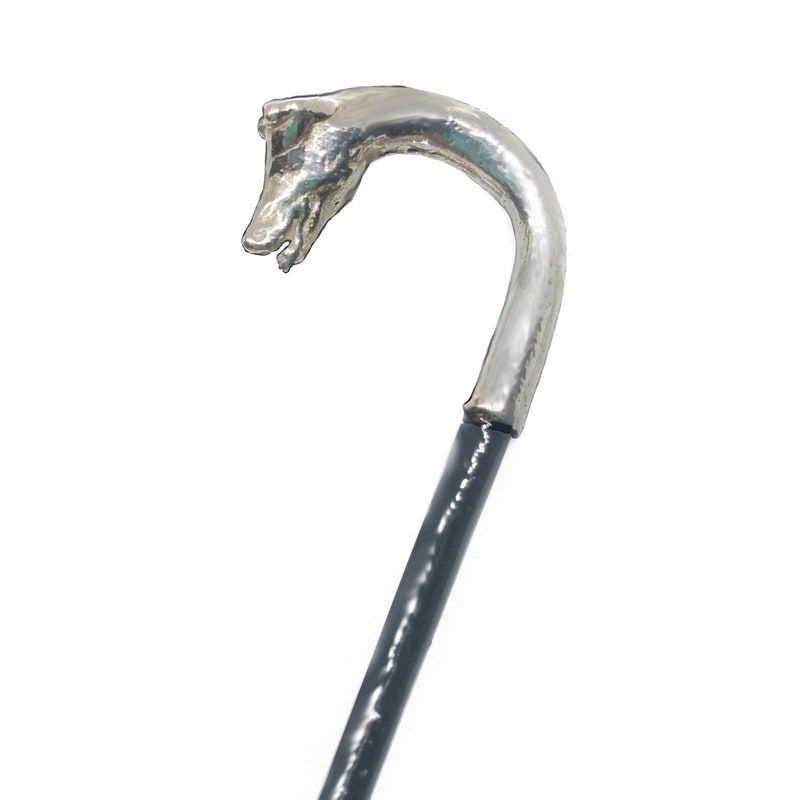 Wolfs Head Walking Cane - Etsy