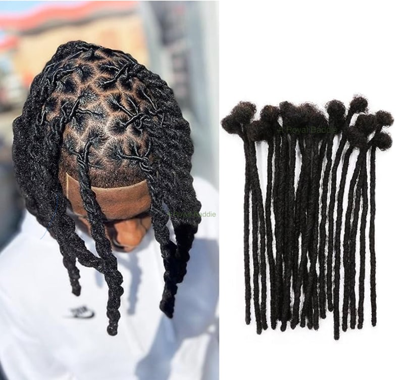 Dreadlocks/locs/dreads 4b-4c Extensions 100% Human Hair Handmade Dreads ...