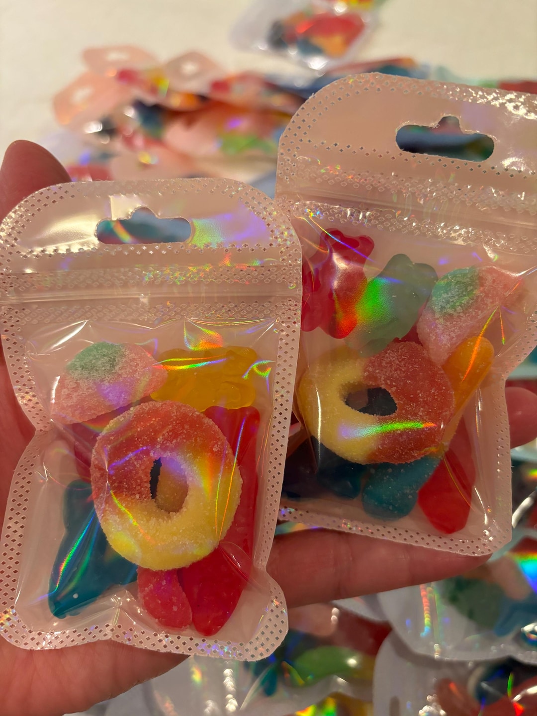 Gummy Candy Mini Pouches: Kids Birthday Party Favors - Etsy