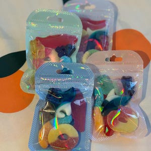 Gummy Candy Mini Pouches: Kids Birthday Party Favors - Etsy
