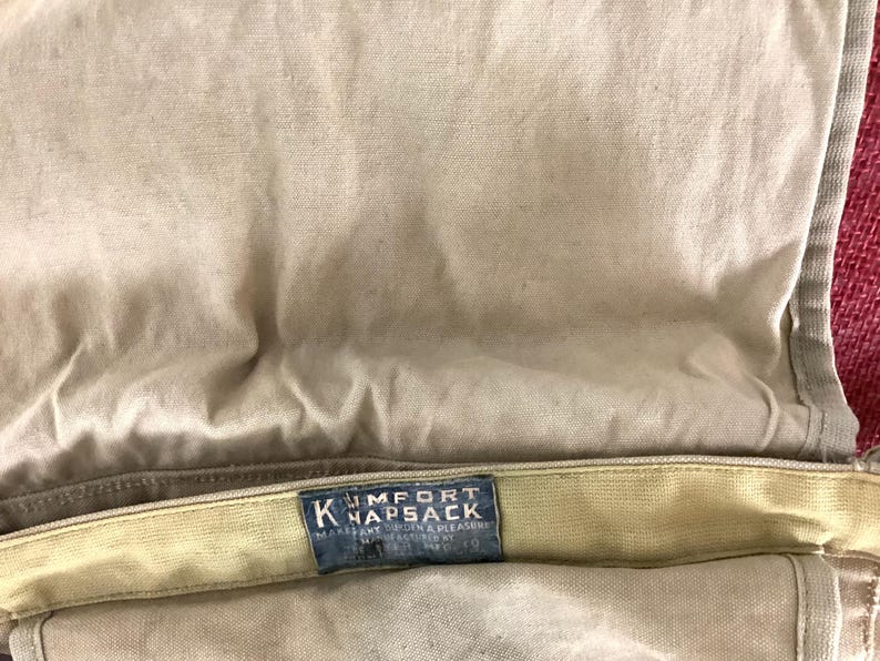 Vintage Kumfort Knapsack Made in the USA, - Etsy