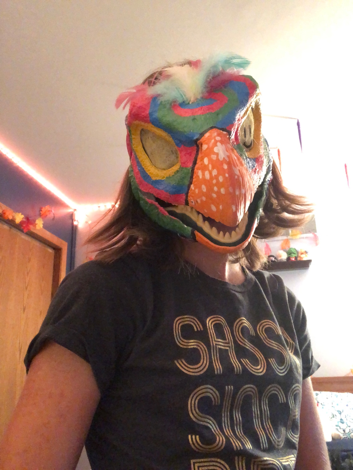 Kidcore Bird Dino Mask - Etsy