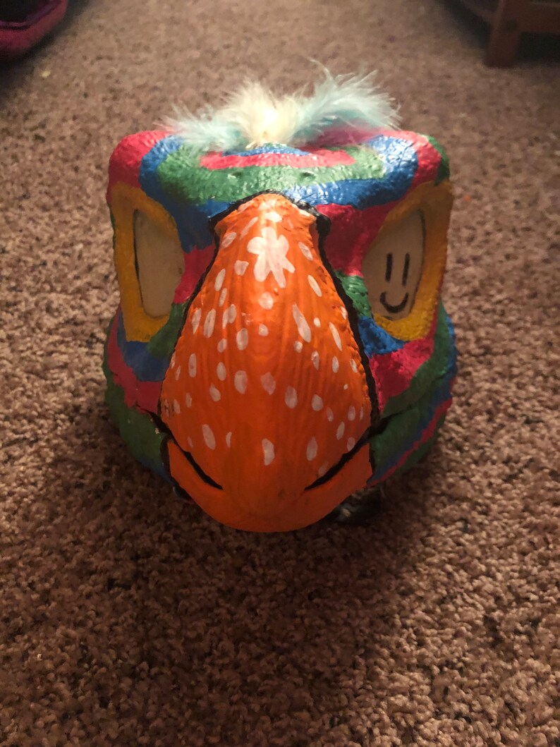 Kidcore Bird Dino Mask - Etsy