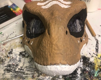 Preppy Dino Mask - Etsy