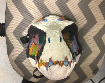 Dino Mask Rainbow - Etsy