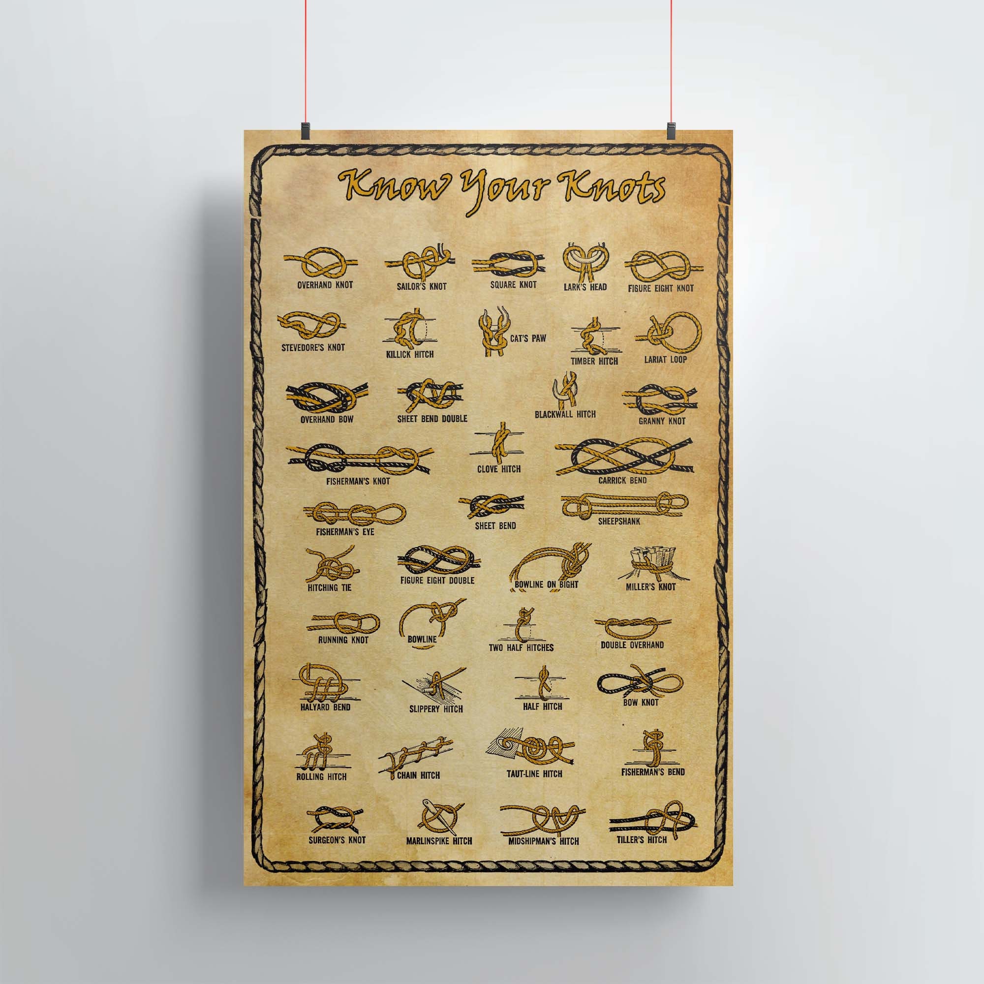 Girl Scout Knots Chart